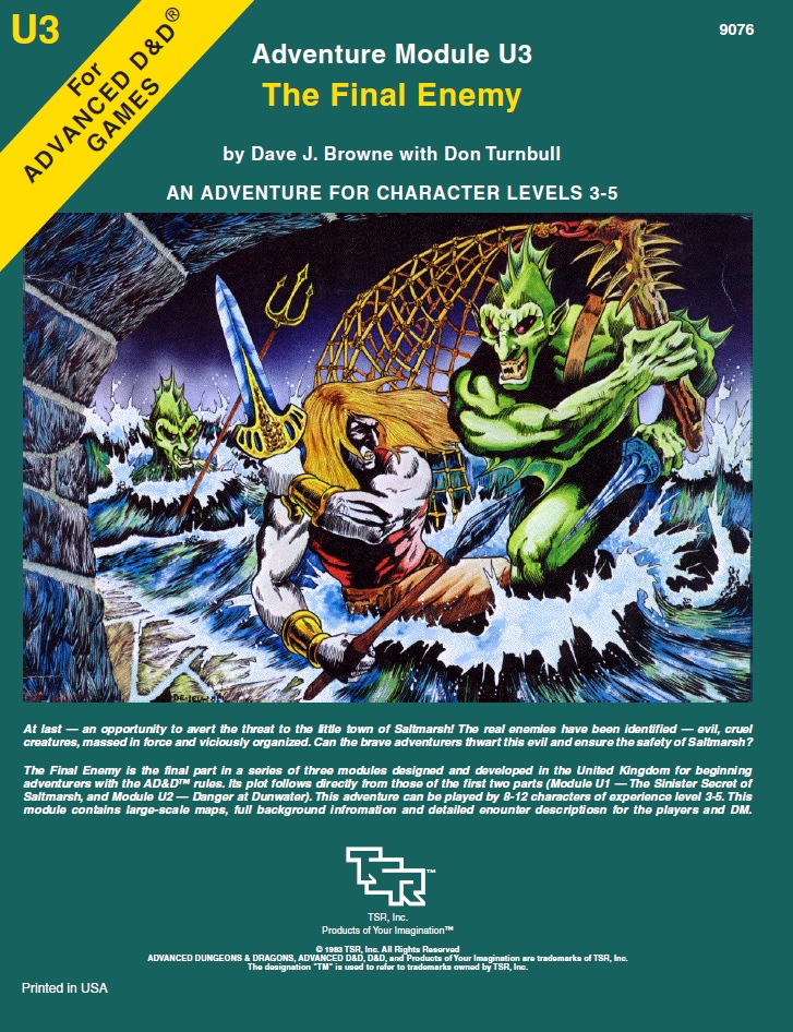 186. Dave J. Browne and Don Turnbull – U3: The Final Enemy (1983) – The ...