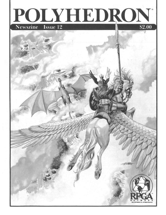 209. TSR/RPGA – Polyhedron #12 (June 1983) – The History of D&D