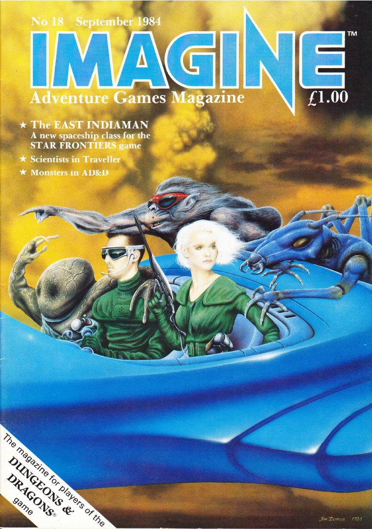 331. Various Authors – Imagine #18 (September 1984) – The History of D&D