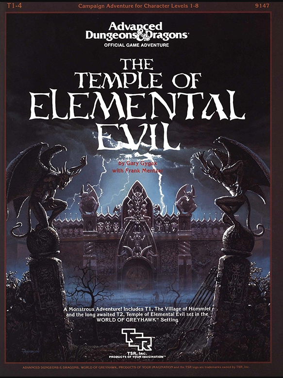 408. Gary Gygax and Frank Mentzer – T1-4: The Temple of Elemental Evil ...