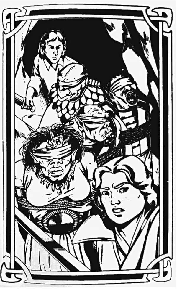 Sam Grainger and Jim Holloway – Interior Illustrations for Endless Quest #33: Knight of Illusion ...