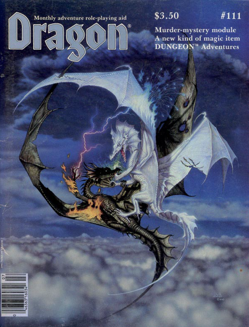 476. Various Authors – Dragon #111 (July 1986) – The History of D&D