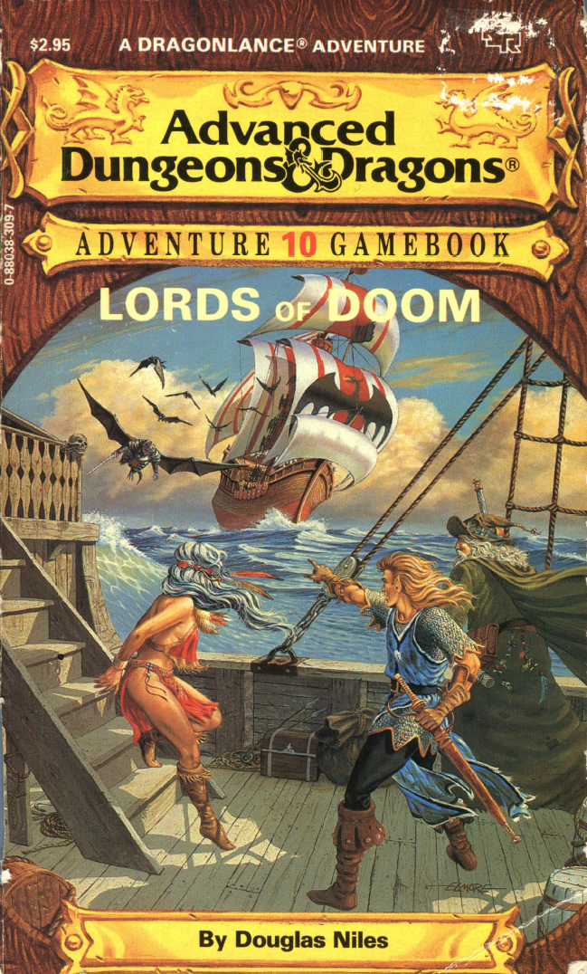 492. Douglas Niles – Advanced Dungeons & Dragons Adventure Gamebook 10: Lords of Doom (1986 ...