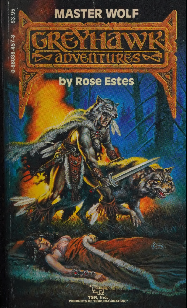 524. Rose Estes – Greyhawk Adventures #3: Master Wolf (1987) – The ...