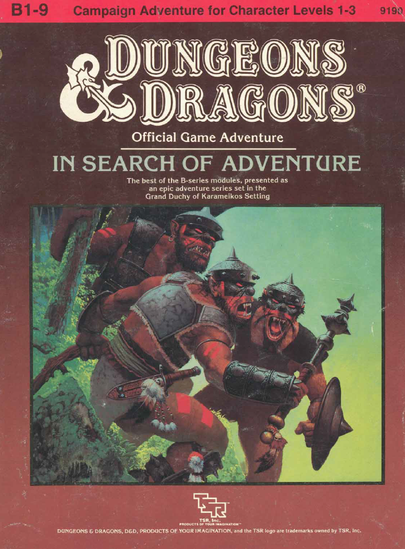 547. Various Authors – B1-9: In Search of Adventure (1987) – The ...
