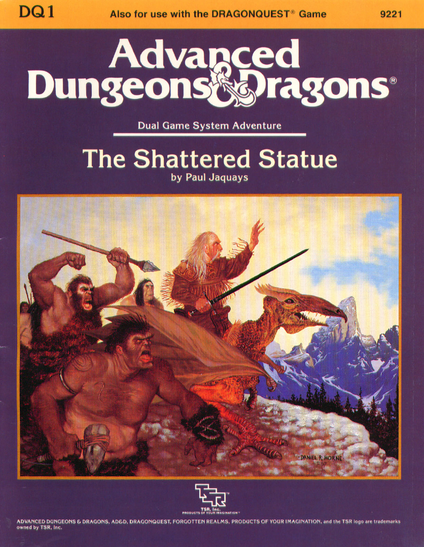 551. Jennell Jaquays – DQ1: The Shattered Statue (1987) – The History ...