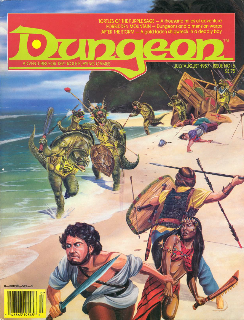 553. Various Authors – Dungeon #6 (July/August 1987) – The History of D&D