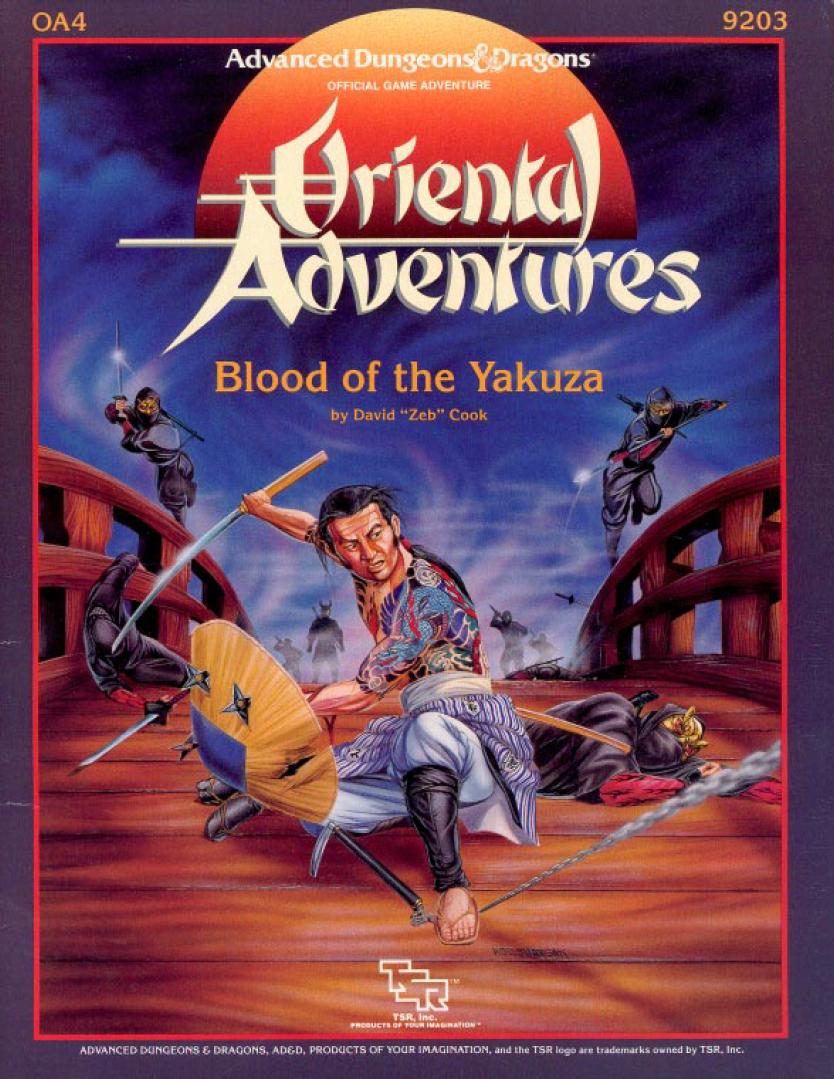 561. David “Zeb” Cook – OA4: Blood of the Yakuza (1987) – The History ...